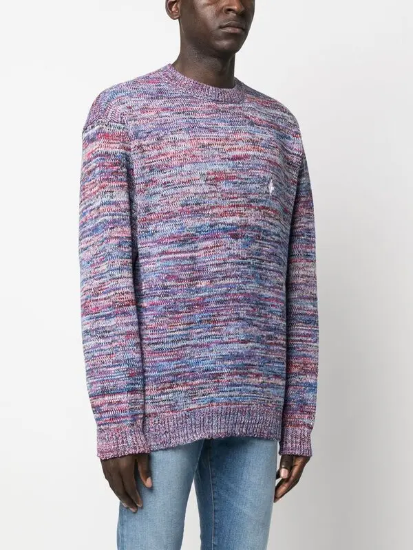 COUNTY OF MILAN Marcelo Burlon Logo Patch Crew-neck Jumper
