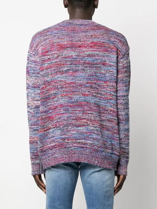 COUNTY OF MILAN Marcelo Burlon Logo Patch Crew-neck Jumper