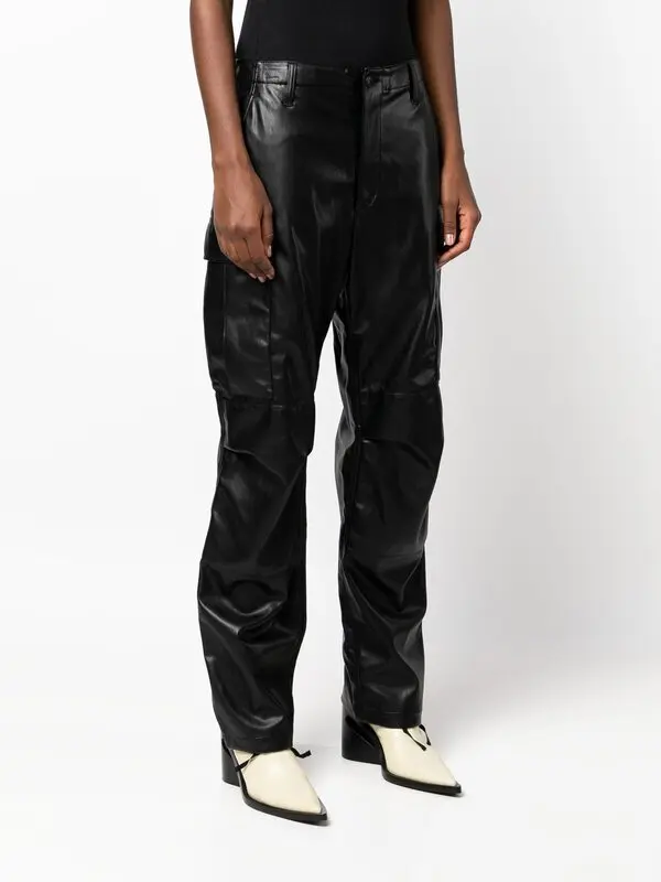 Rag & Bone Faux-leather Cargo Trousers