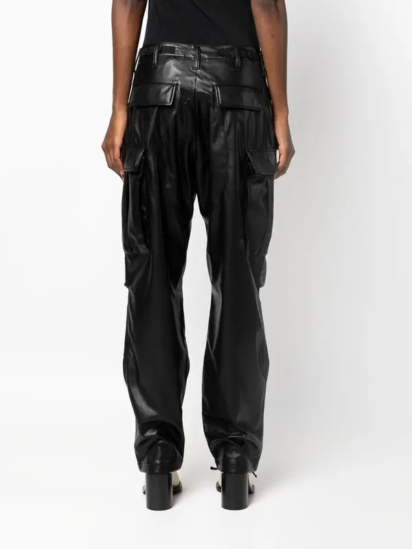 Rag & Bone Faux-leather Cargo Trousers