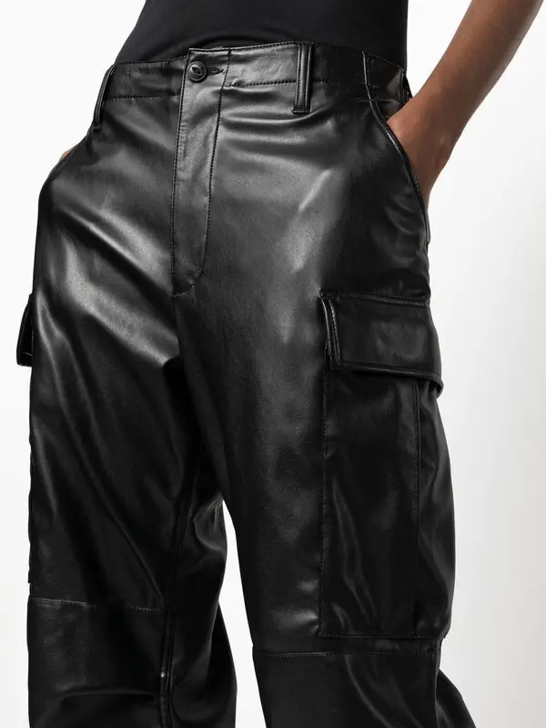 Rag & Bone Faux-leather Cargo Trousers