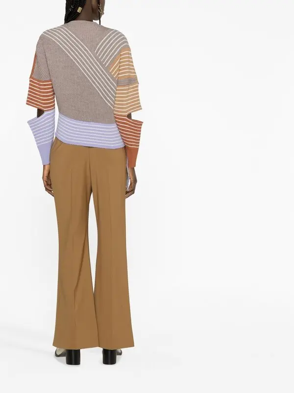 Stella McCartney 3d Stripes Wool Sweater