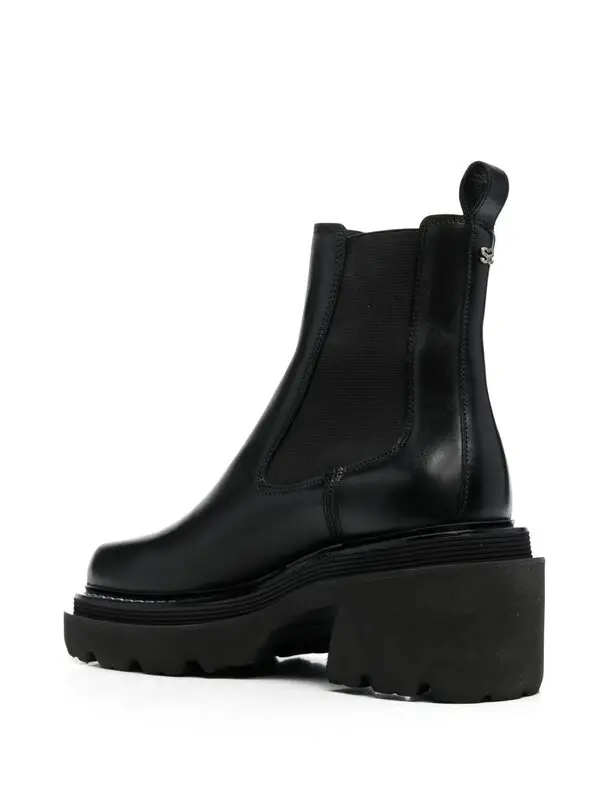 Sandro Square Toe 80mm Boots