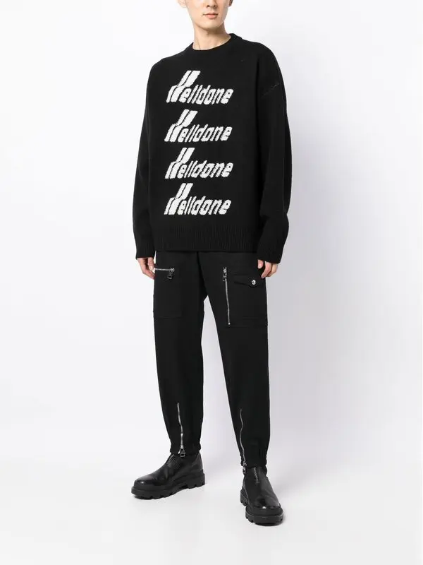 We11Done Logo-embroidered Jumper