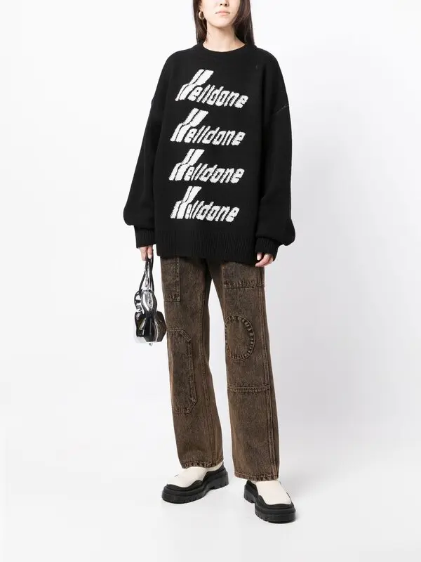 We11Done Logo-embroidered Jumper