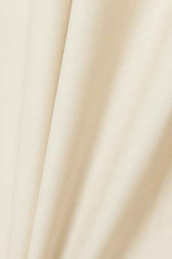 Khaite Leon Paneled Cotton Straight-leg Pants