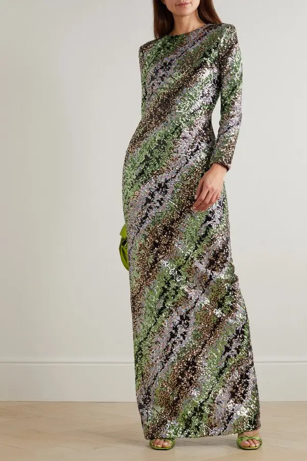 halpern green dress Harpor Satin Mini Dress – SIMKHAI main image 1