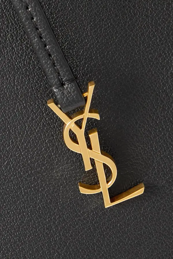 Saint Laurent Leather North/south Tote - Black
