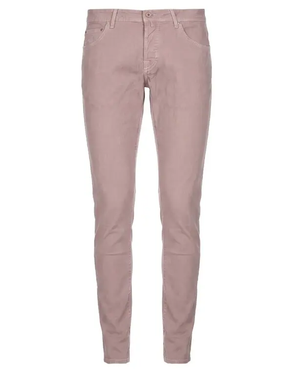 JACOB COHЁN Pants Size Cotton, Elastane, Polyester - Pink