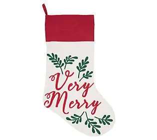 C&F HOME Very Merry Stocking