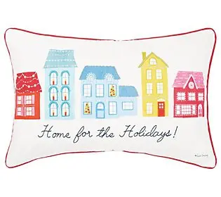 C&F HOME 22' X 14' Village Holiday Throw Pillow - One-color
