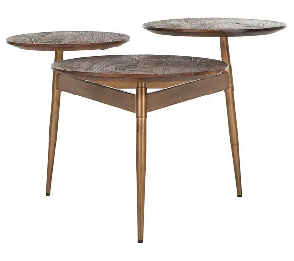 SAFAVIEH Ian Three Circle Accent Table