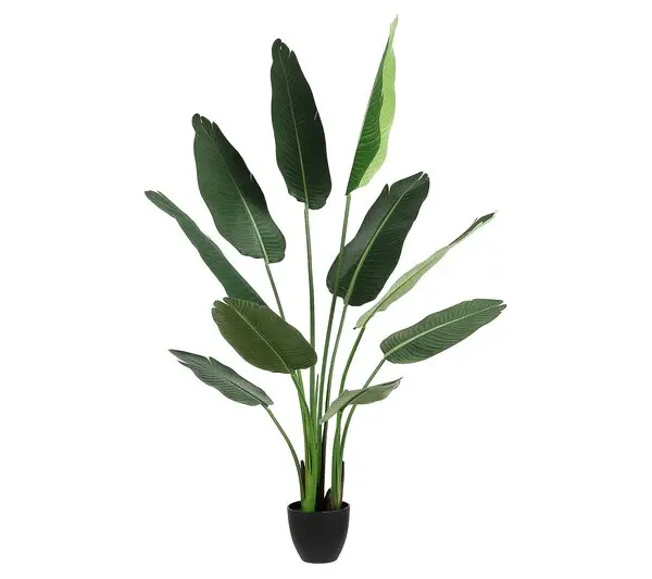 SAFAVIEH Faux Banana 63' Potted Leaves - One-color