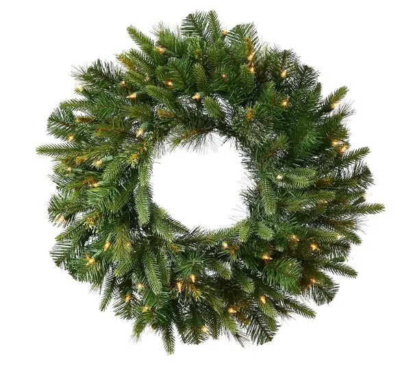 VICKERMAN 36' Cashmere Wreath Led By - One-color