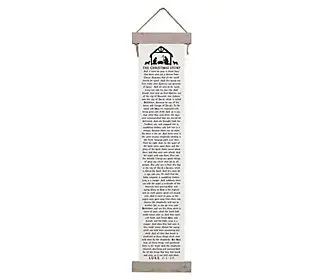SINCERE SURROUNDINGS Christmas Story Long Hangi Ng Canvas - One-color
