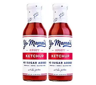 YO MAMA'S FOODS Yo Mama's 14-oz Spicy Ketchup - One-color