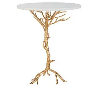 SAFAVIEH Carolyn Rooted Gold Accent Table - One-color