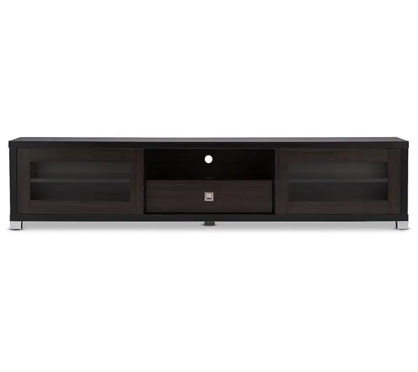 BAXTON STUDIO Beasley 70' Tv Cabinet With 2 Sliding Doors And Drawer - One-color