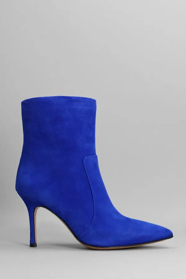 THE SELLER High Heels Ankle Boots In Suede