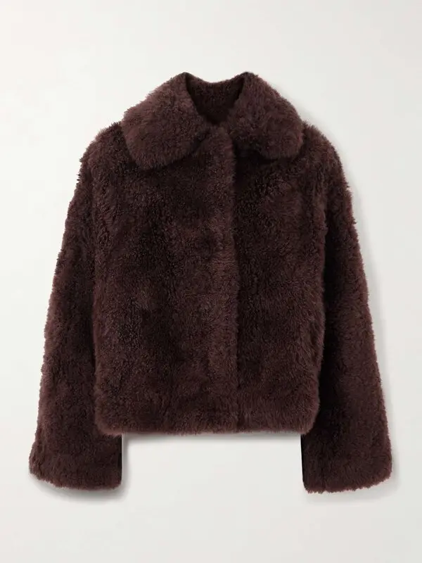YVES SALOMON Shearling Jacket - Brass
