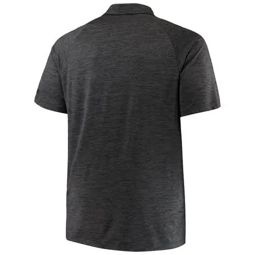 COLOSSEUM Mississippi State Bulldogs Big & Tall Down Swing Polo - Black