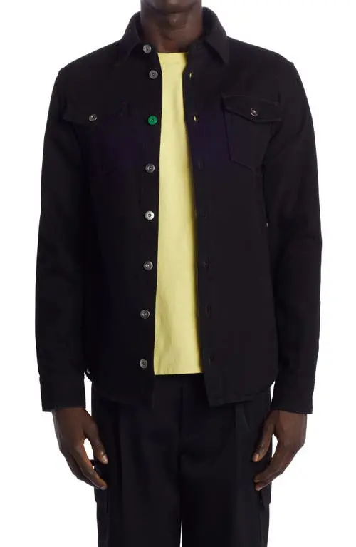 Bottega Veneta Parakeet Denim Button-up Shirt