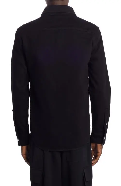 Bottega Veneta Parakeet Denim Button-up Shirt