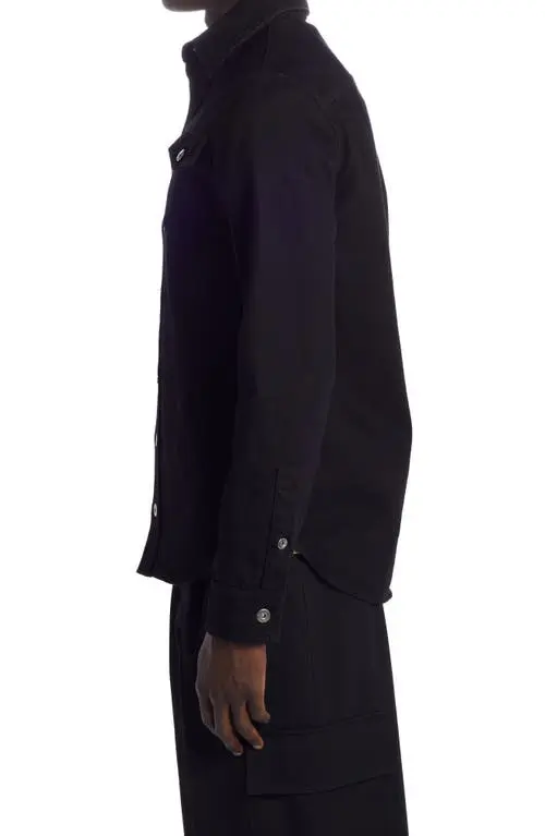 Bottega Veneta Parakeet Denim Button-up Shirt