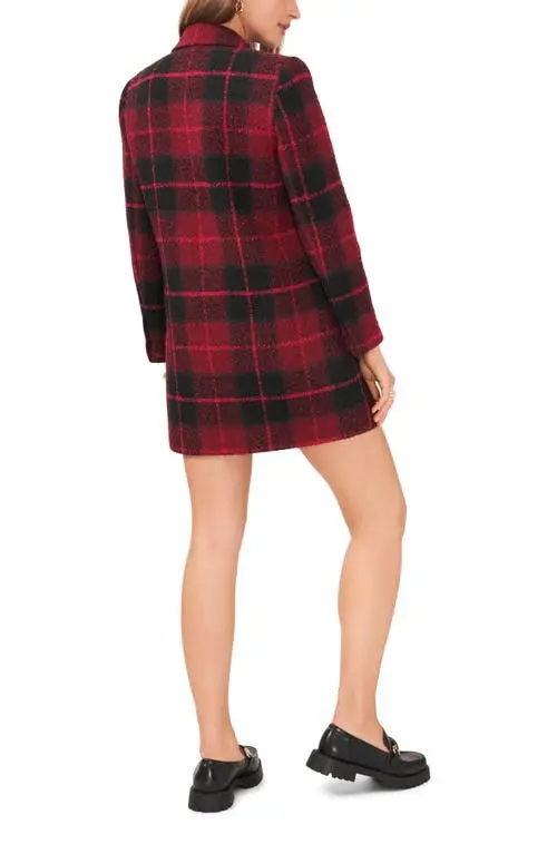 1.State One-button Plaid Jacket