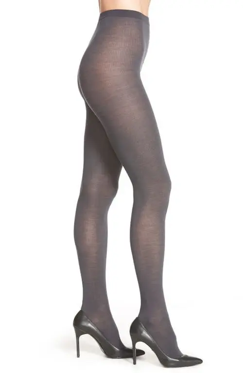 Wolford Merino Wool Blend Tights - Anthracite
