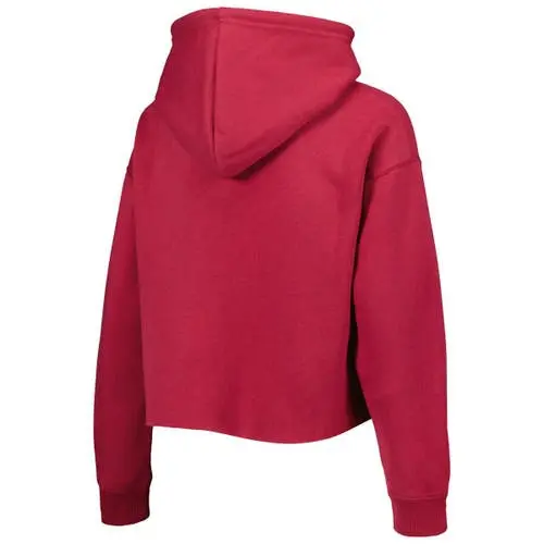 CUCE Arizona S Crystal Logo Cropped Pullover Hoodie