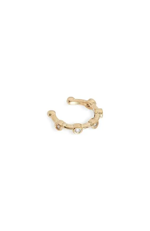 SET & STONES Millie Cubic Zirconia Ear Cuff - Gold