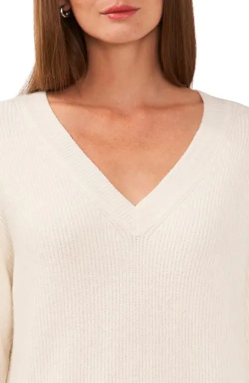 Halogen V-neck Tunic Sweater