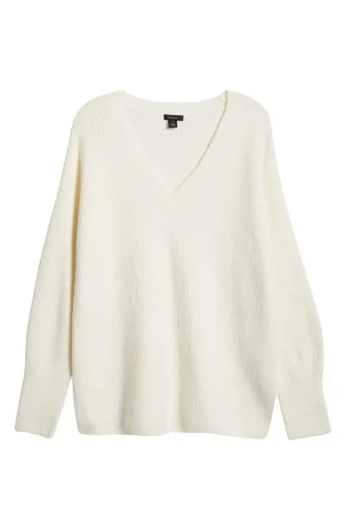 Halogen V-neck Tunic Sweater