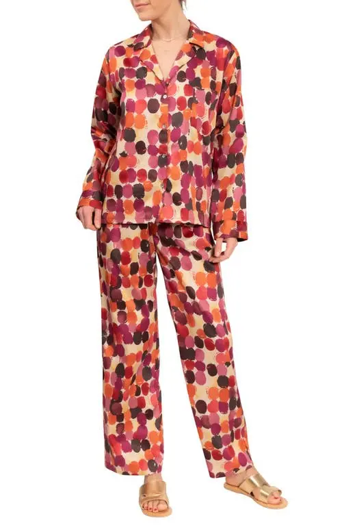 EVERYDAY RITUAL Allison/angela Cotton Pajamas - Painters Pallet