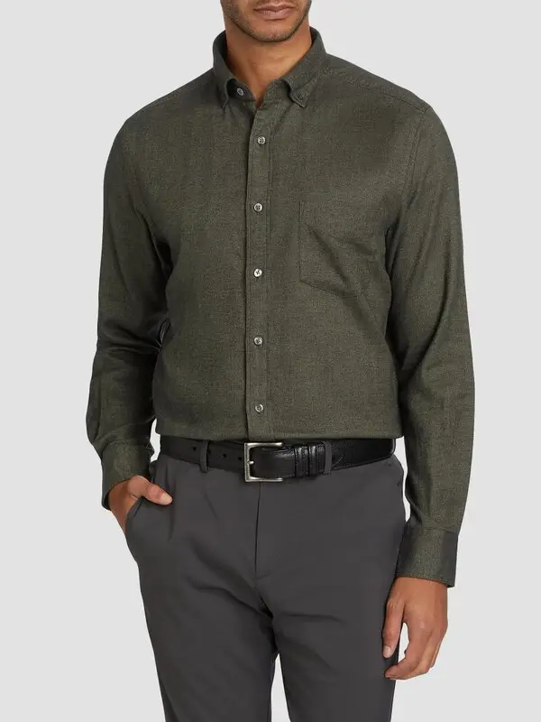 Rodd & Gunn Barrhill Button-front Shirt - Forest