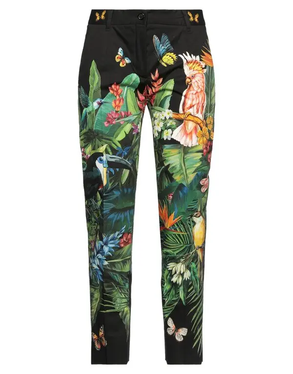 Dolce & Gabbana Tapered Floral-print Pants