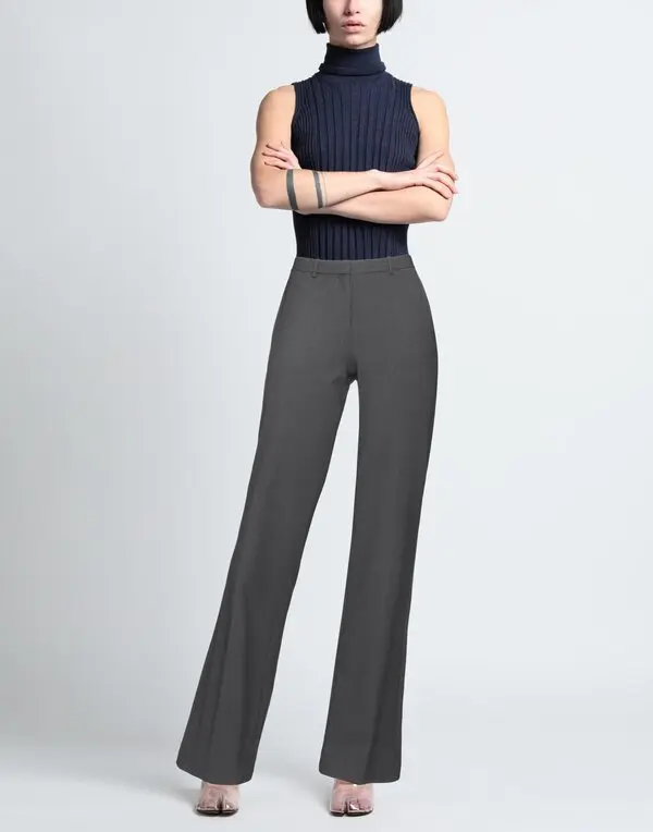 Theory Flared Wool Blend Pants - Grey