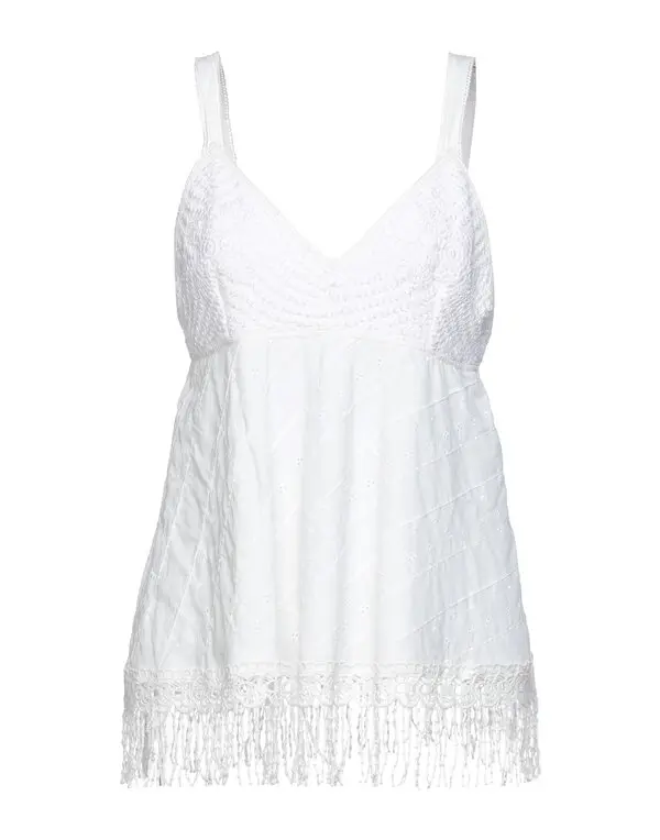 TWINSET Cotton Top With Lace