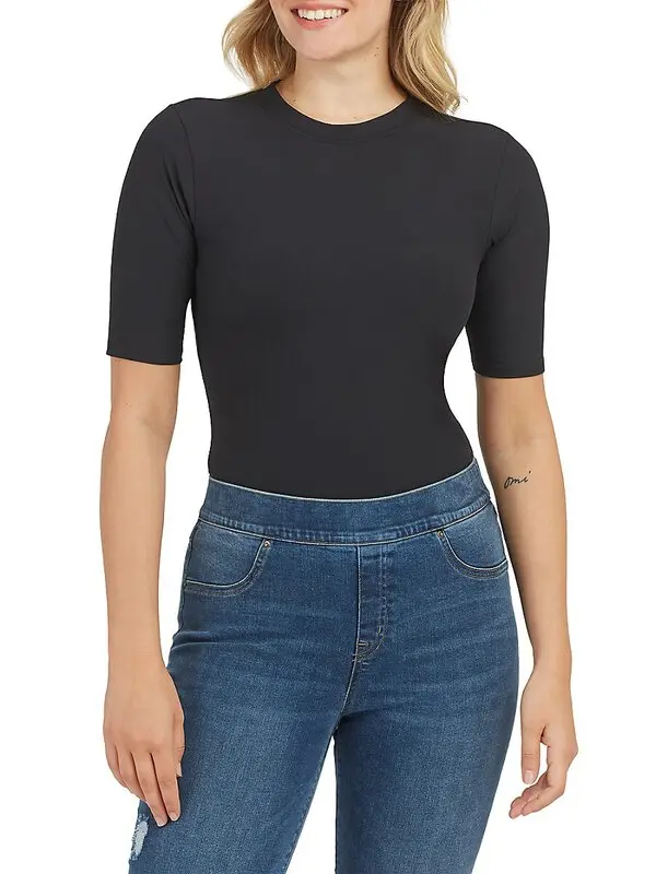 Spanx Suit Yourself Rib-knit Bodysuit