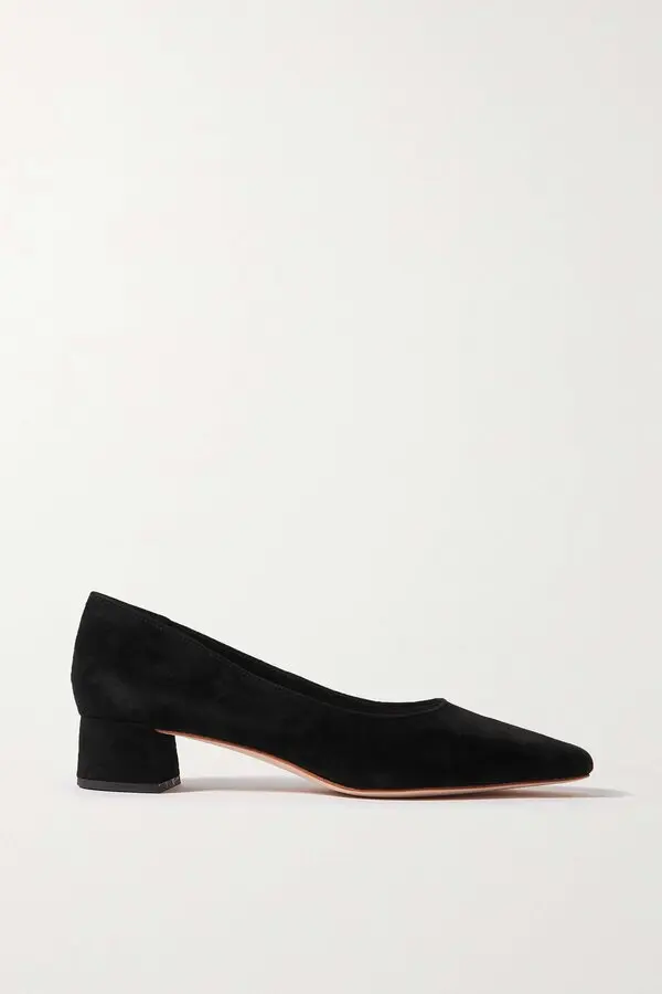 LOEFFLER RANDALL Net Sustain Nerine Suede Pumps