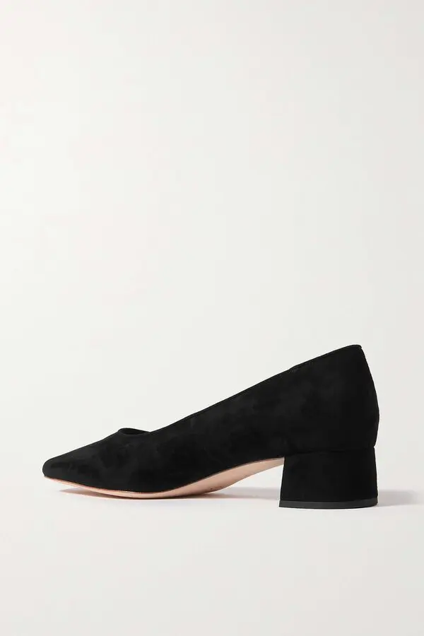 LOEFFLER RANDALL Net Sustain Nerine Suede Pumps