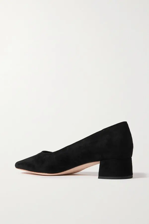 LOEFFLER RANDALL Net Sustain Nerine Suede Pumps