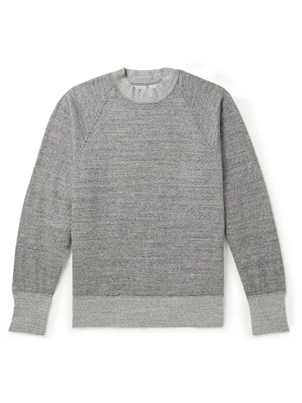 Nanamica Mock-neck Cotton-blend Jersey Sweatshirt S