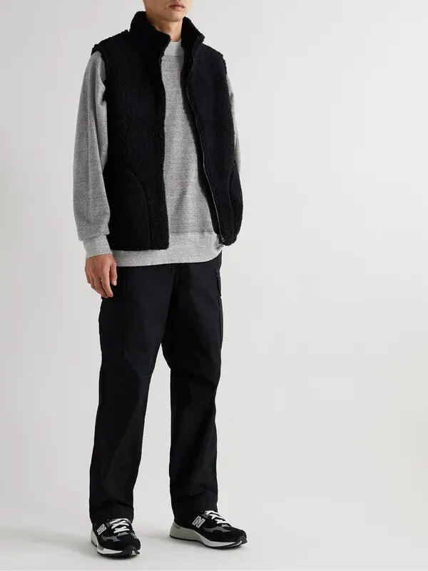 Nanamica Mock-neck Cotton-blend Jersey Sweatshirt S