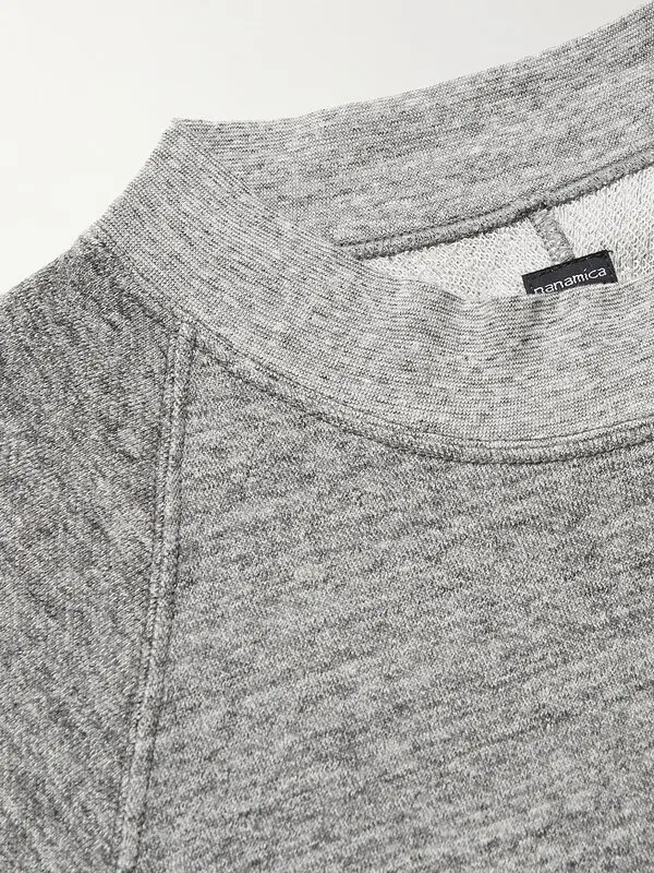 Nanamica Mock-neck Cotton-blend Jersey Sweatshirt S