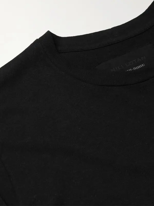NILI LOTAN Bradley Cotton-jersey T-shirt