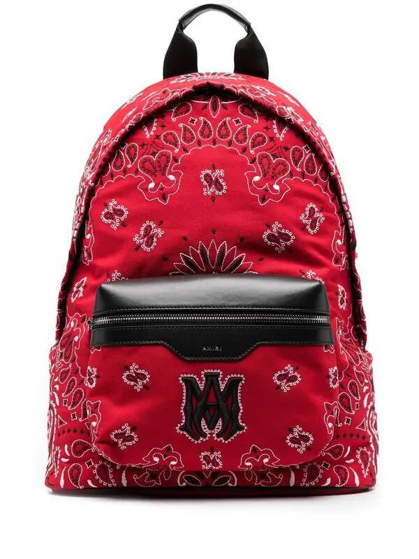 Amiri Bandanna Embroidered Backpack
