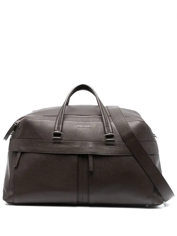 ORTIGNI Leather Holdall - Brown