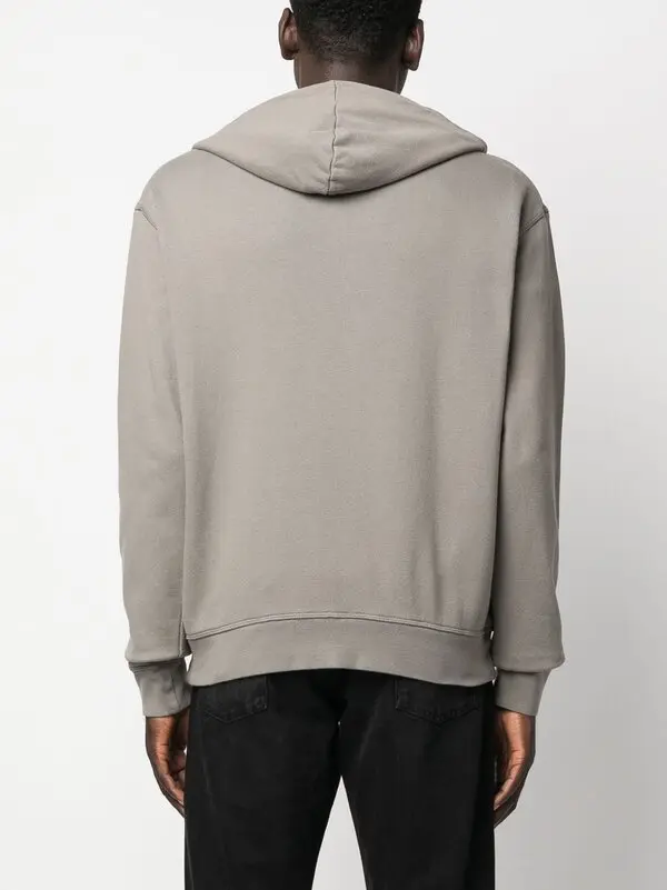 Dsquared2 Logo Print Zip-up Hoodie
